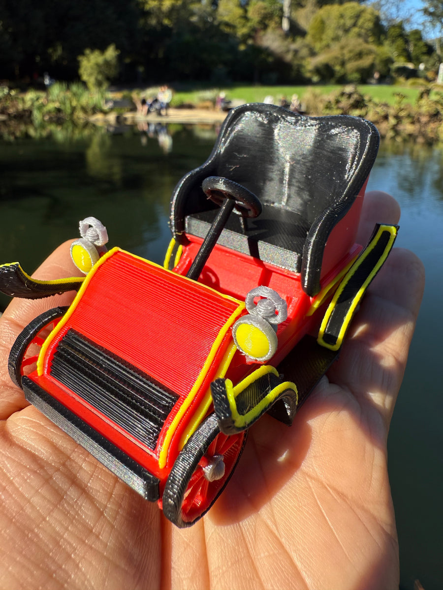 COLOR Miniature Wild Ride Car Theme Park Vehicle Built w/Seating – Gold ...