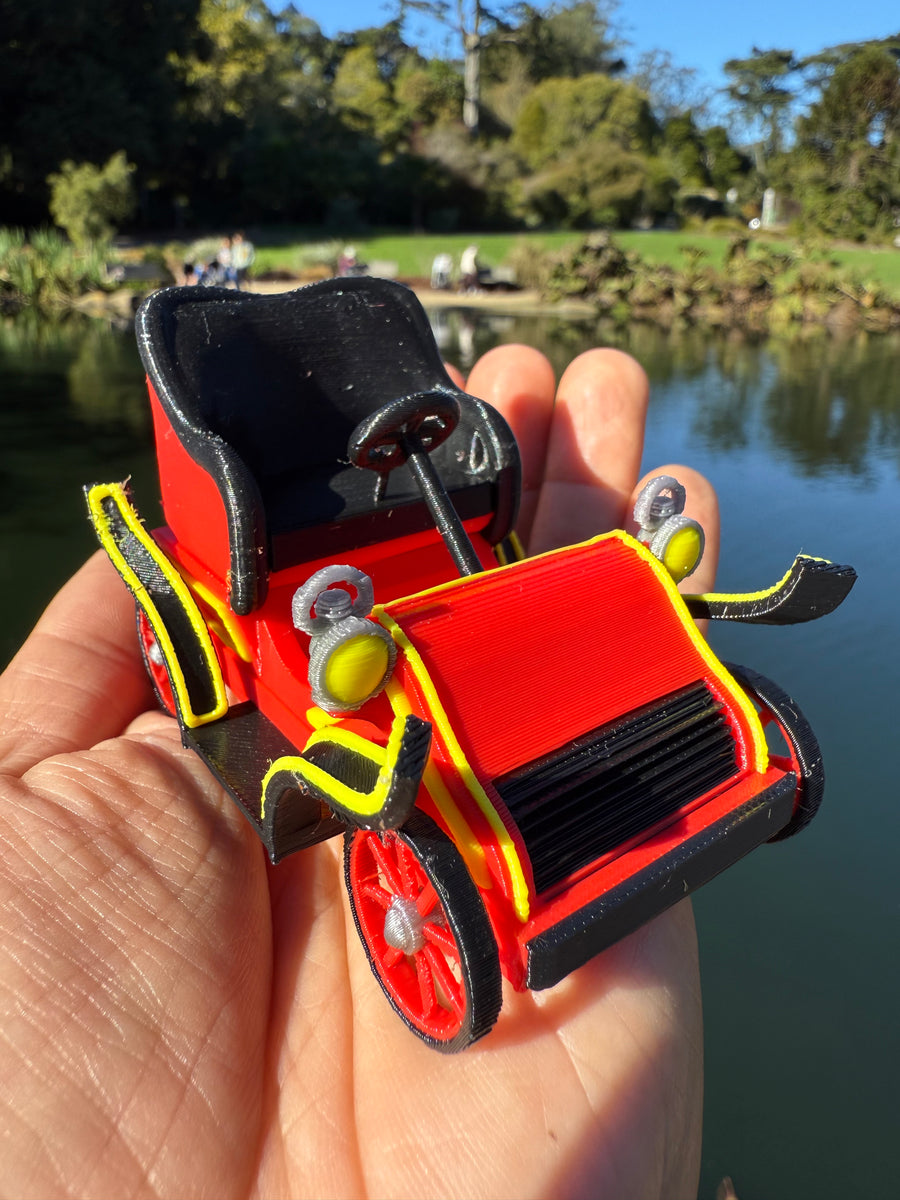 COLOR Miniature Wild Ride Car Theme Park Vehicle Built w/Seating – Gold ...