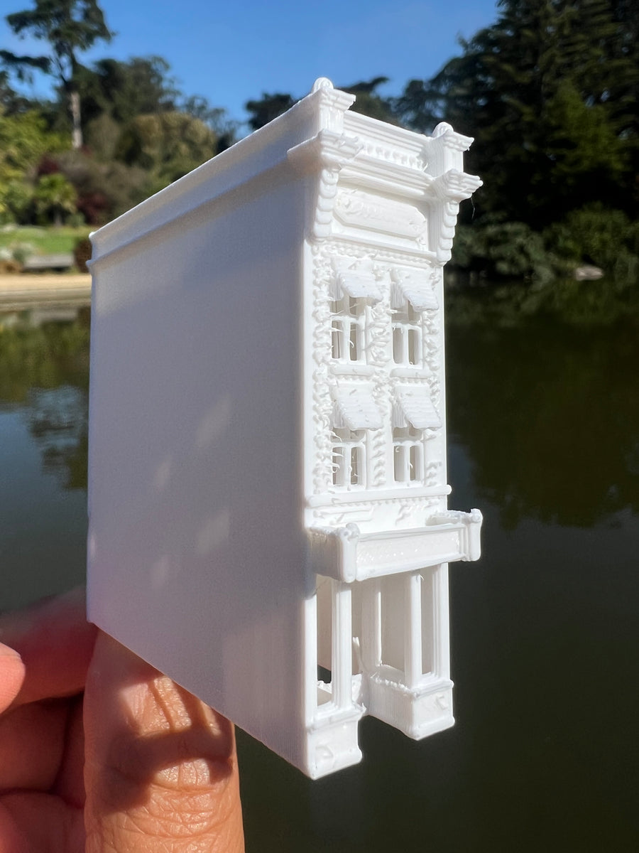 Small N-Scale Miniature Brick Shop Main Street Shop 1:160 – Gold Rush Bay