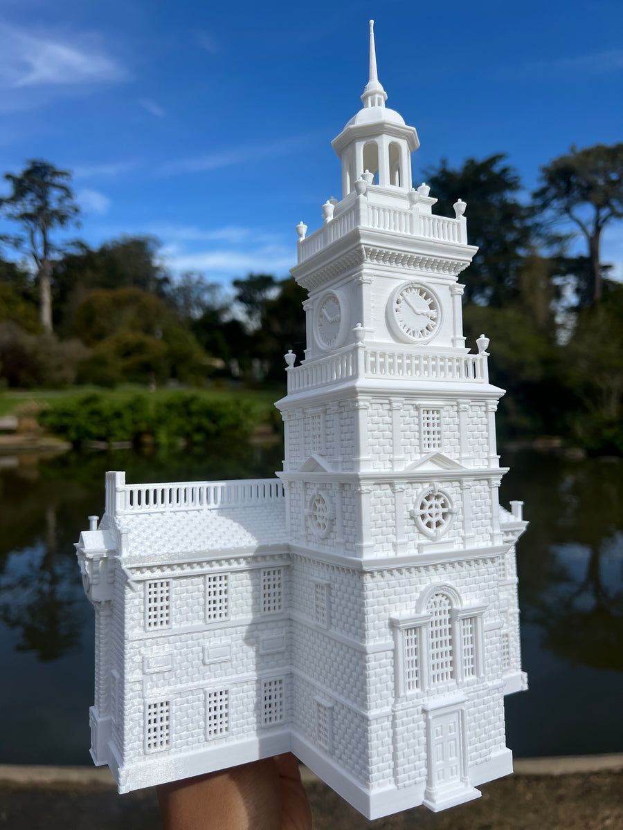Miniature HO Scale Independence Hall Landmark Liberty Square Philadelp ...
