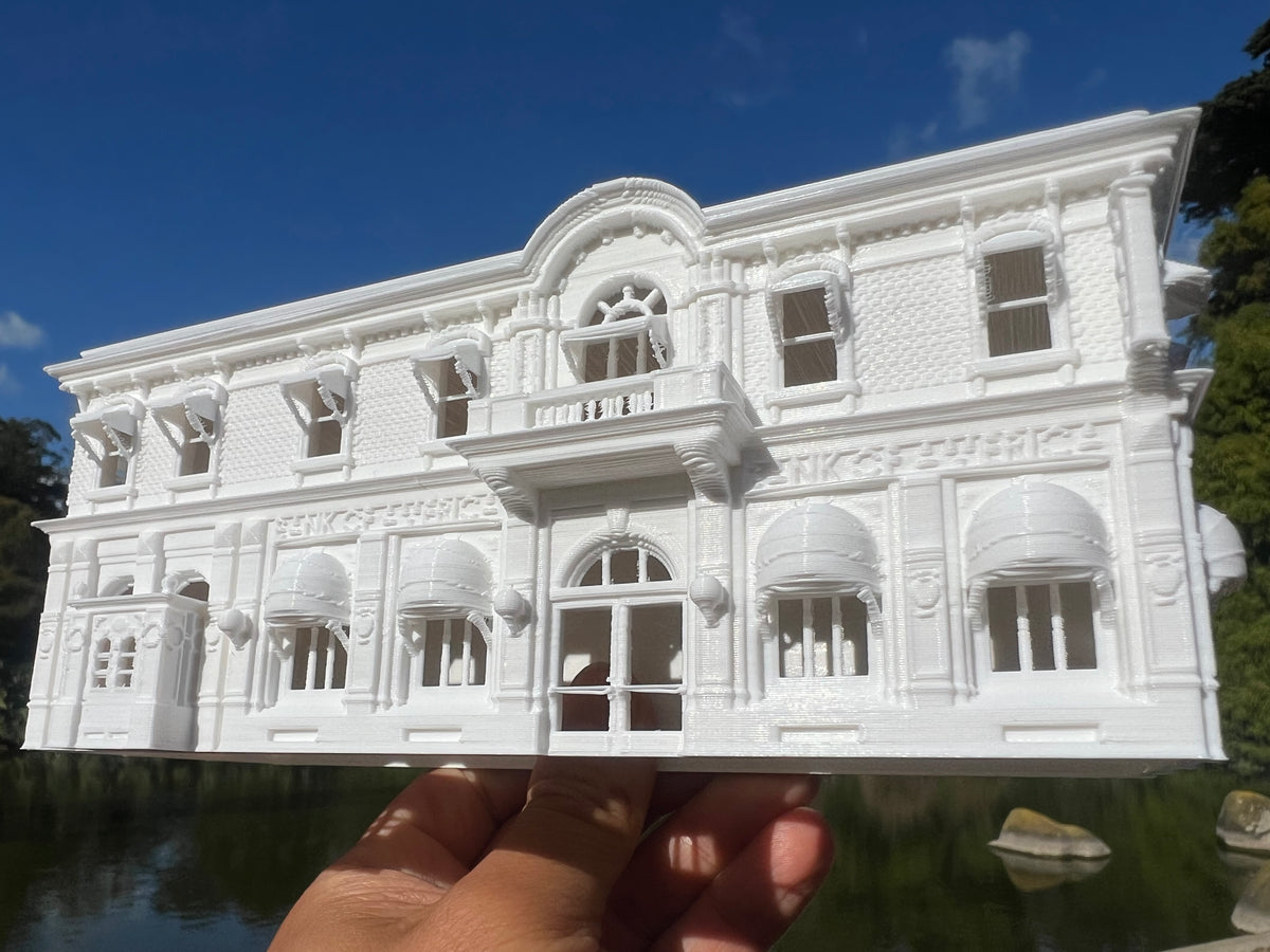 Small Miniature N-Scale Victorian #39 Main Street Bank 1:150 Model ...