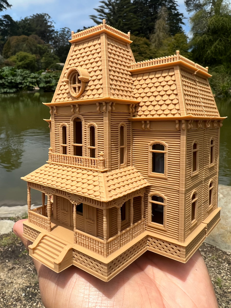 Miniature Victorian Collection #40 - Opening Brown Psycho Bates Motel ...