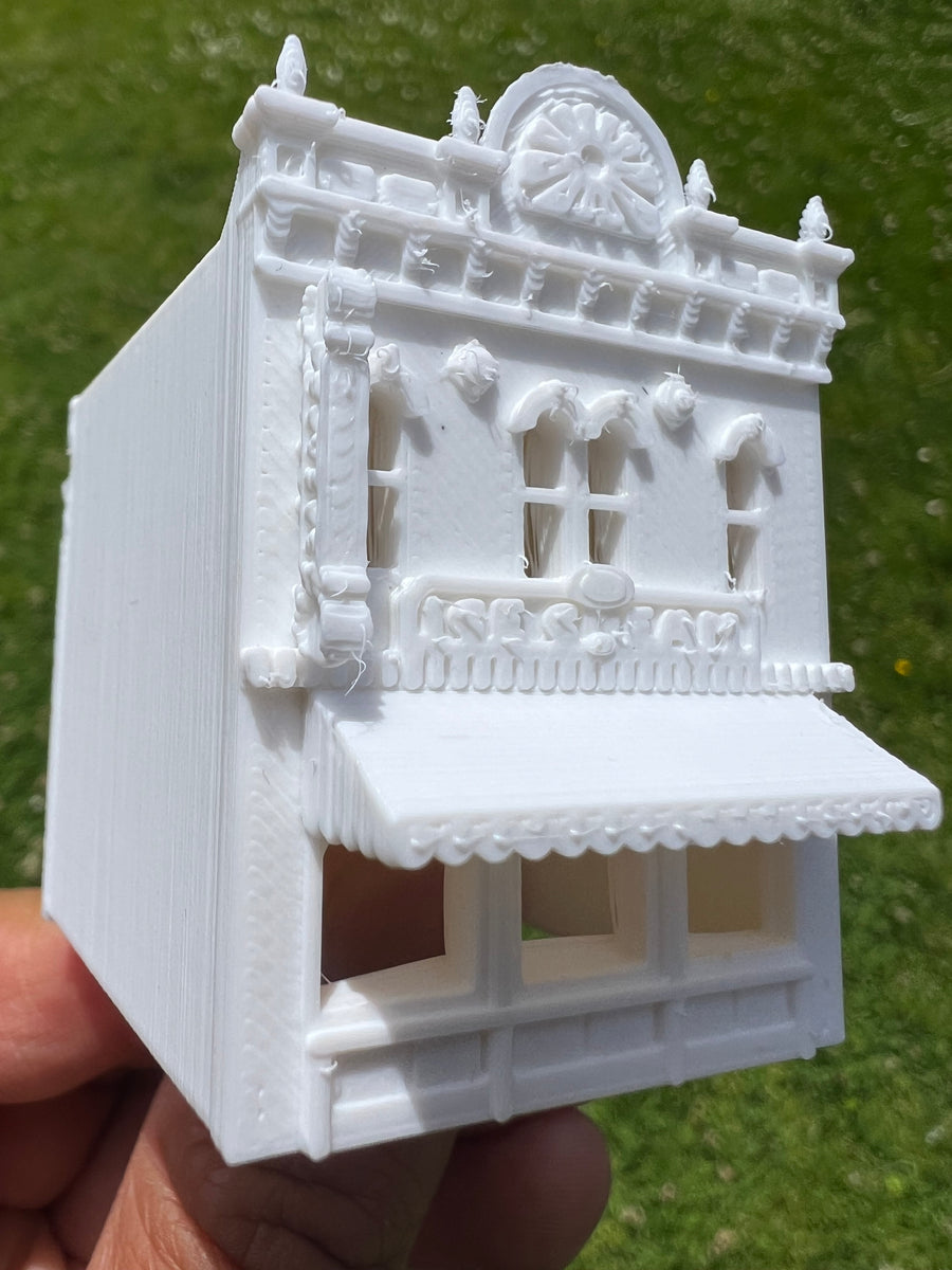 Gold Rush Bay N-Scale Main Street #8 Ice Cream Parlor Shop Victorian 1
