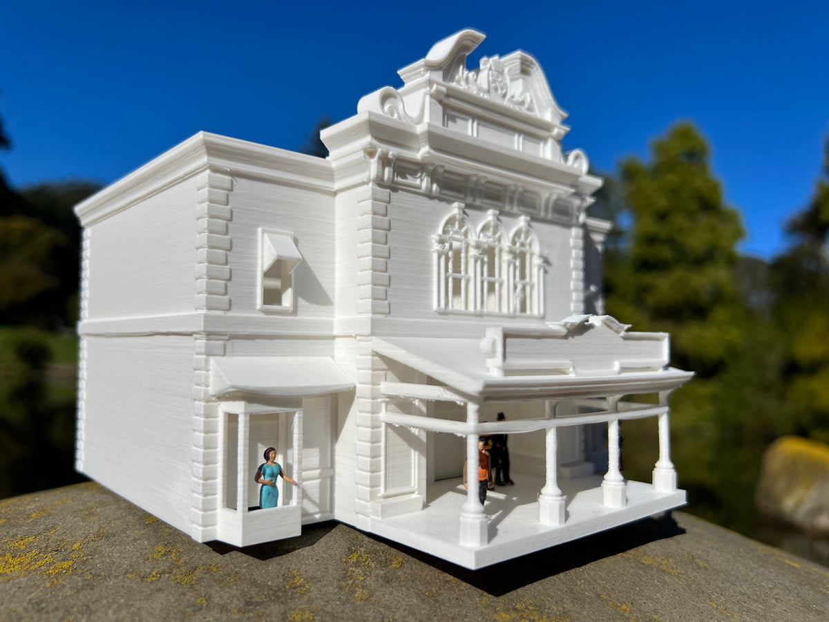 Gold Rush Bay Victorian Opera House Miniature Main Street Built Includ