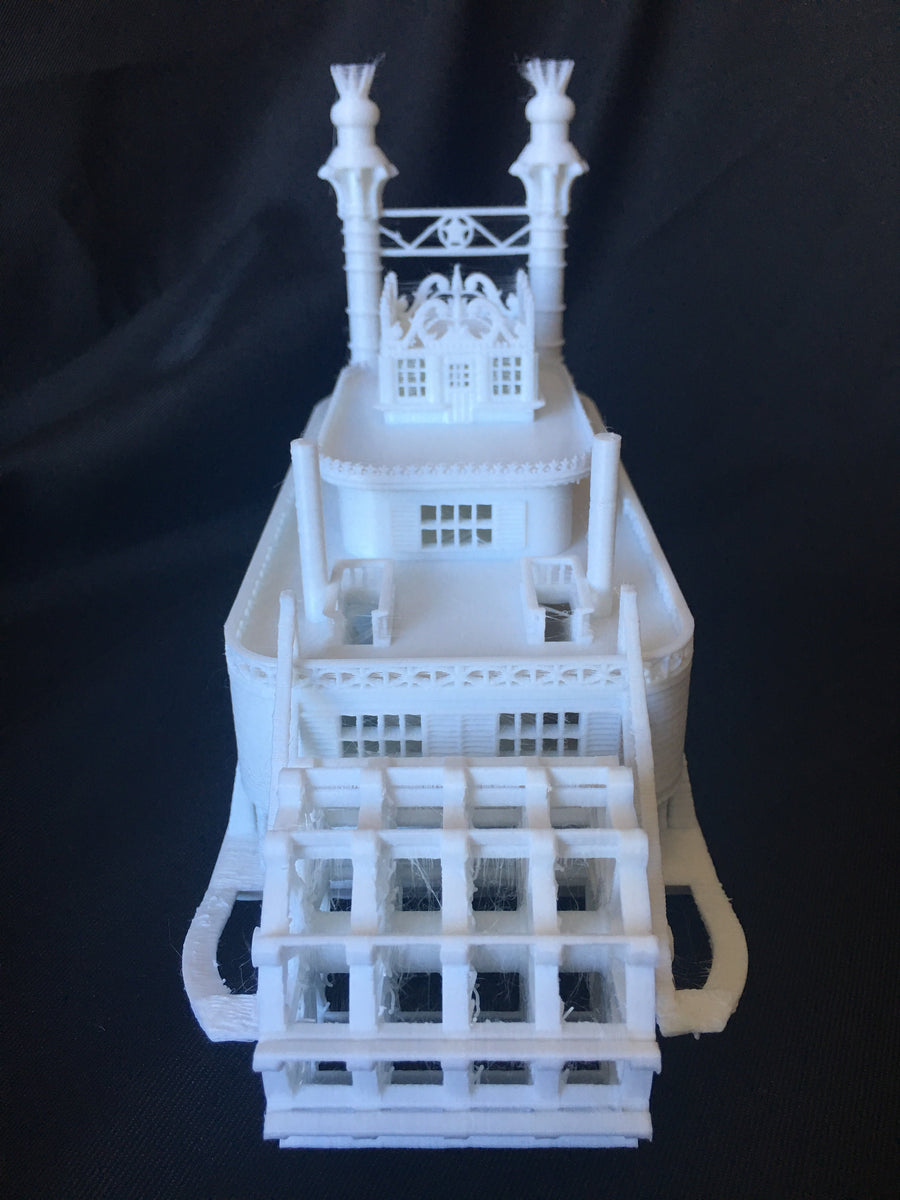 Extra Large (28 mm Scale) “The Riverbelle” - Miniature Old West Steamb ...